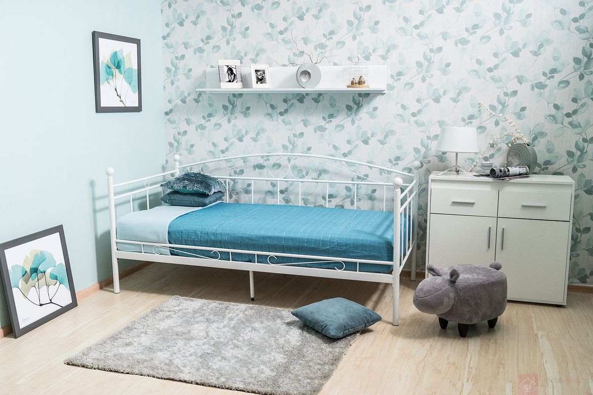 Metallbett 90x200 Ankara wei 223 Oli amp Niki